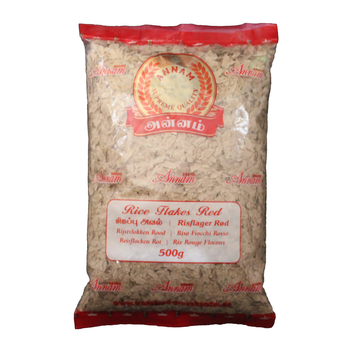 Annam Rice Flakes Red/Risflager rød - 500g – Best of Asia - Your Asian ...